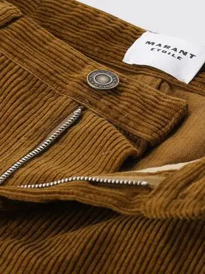 Isabel Marant Étoile Mid-rise Straight-leg Trousers In Corduroy