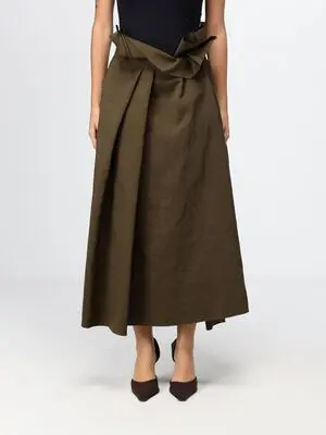 Ter Et Bantine High-waisted Cady Full Midi Skirt