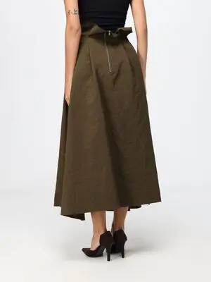 Ter Et Bantine High-waisted Cady Full Midi Skirt