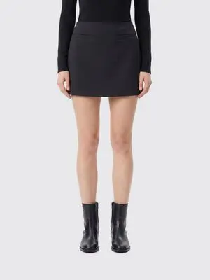 COURREGES A-line Crêpe Slim Fit Mini Skirt
