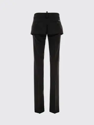Dsquared2 Double-layer Skinny Trousers In Wool Blend