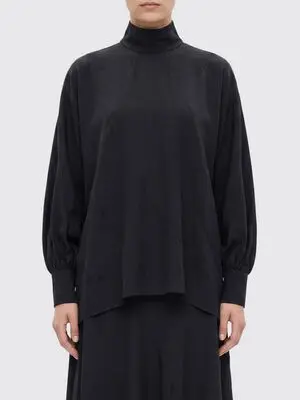 Zimmermann Long-sleeved Viscose Roll Neck With Zipped Cuffs