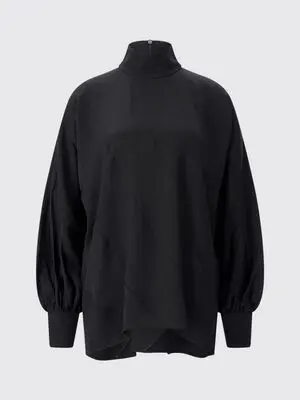 Zimmermann Long-sleeved Viscose Roll Neck With Zipped Cuffs
