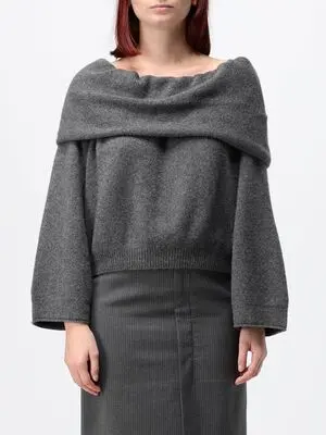 Ter Et Bantine Cashmere And Wool Jumper With Boat Neck And Dropped Shoulders