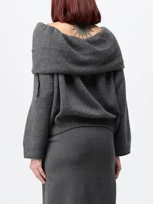 Ter Et Bantine Cashmere And Wool Jumper With Boat Neck And Dropped Shoulders