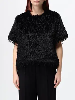 Ter Et Bantine Short-sleeved Top With Crew Neck And Dropped Shoulders