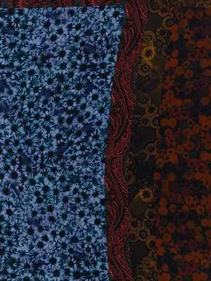 Dries Van Noten Floral And Ethnic Print Viscose Foulard
