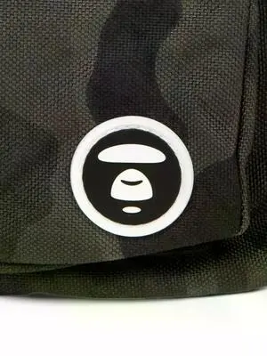 AAPE BY *A BATHING APE Moonface Camouflage Crossbody Bag - Black