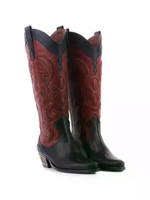 Etro Embroidered Texan Boots