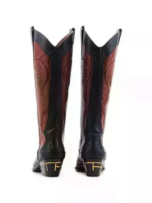 Etro Embroidered Texan Boots