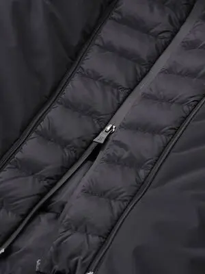 Herno Long Padded Robe Coat With Belt And High Neck