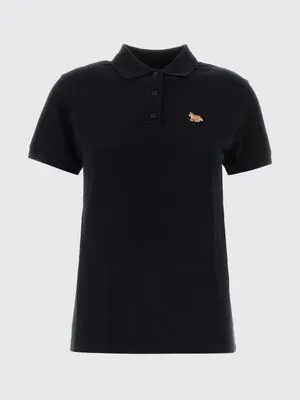 Maison Kitsuné Chillax Fox Logo Patch Organic Cotton Polo Shirt
