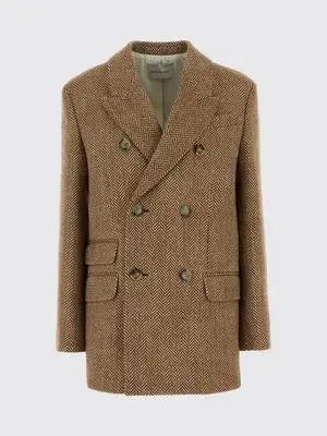 AMI Paris Chevron Virgin Wool Double-breasted Blazer
