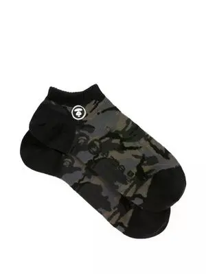 AAPE BY *A BATHING APE Moonface Camo-print Socks
