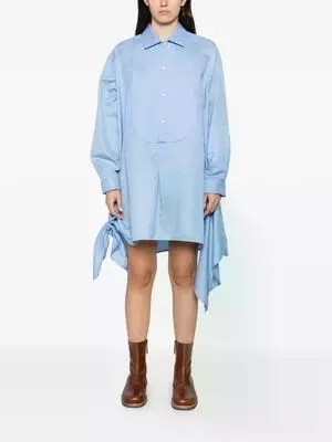 JW Anderson Knotted Shirt Mini Dress