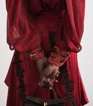 CHRISTIE BROWN Tulle Printed Blouse