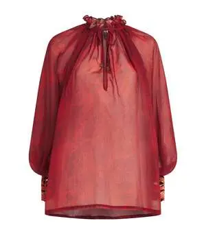 Christie Brown Blouses For Women