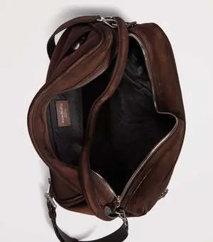 Acne Studios Waxed Leather Camero Party Shoulder Bag - Brown