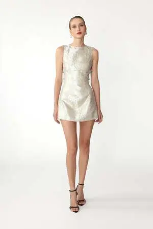SAU LEE Cassi Jacquard Dress