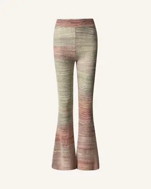 Perfect Moment Wool Pastel Knit Pant - Multi-stripe-pastel