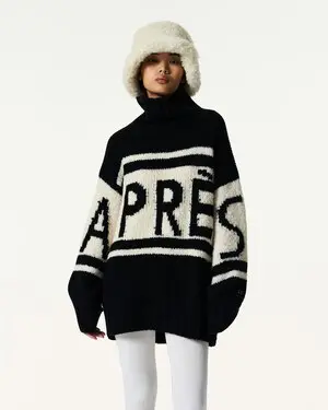 Perfect Moment Oversized Après Wool Knit Sweater