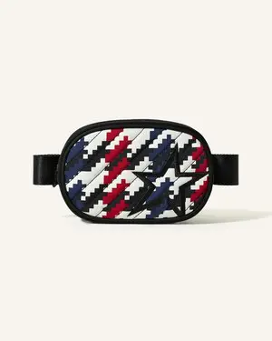 Perfect Moment Star Belt Bag - Houndstooth