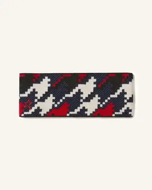 Perfect Moment Wool Blend Headband - Houndstooth