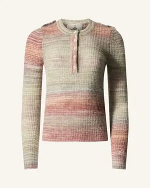Perfect Moment Wool Pastel Knit Top - Multi-stripe-pastel