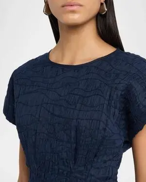Sea Imogen Ramie Midi Dress