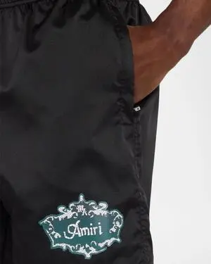 Amiri Apos;s Chateau Crest Swim Trunks - Blackarch
