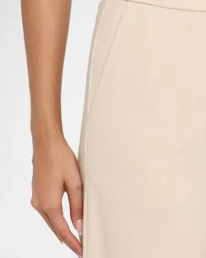 Misook Wide-leg Stretch Ponte Pants