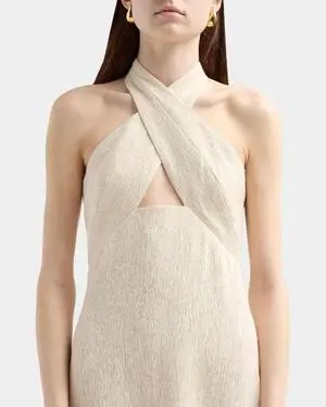 Johanna Ortiz Celeste Crinkle Ankle Dress