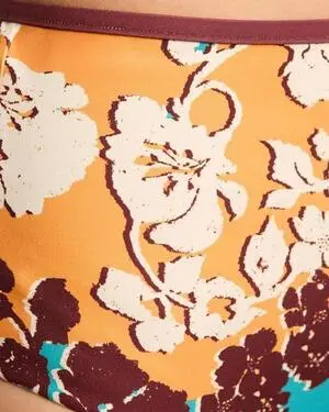 ALÉMAIS Splice Floral High-rise Bikini Bottom - Multi