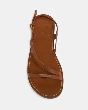 Chloé Matilda Flat Leather Sandals