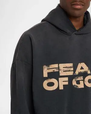 FEAR OF GOD Apos;s Cotton Hoodie - Black