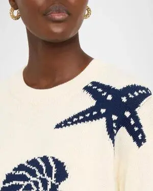 Rails Zoey Seashell Crewneck Sweater - Seashells