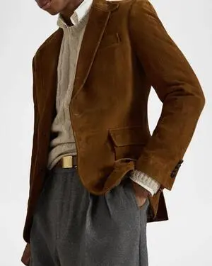 POLO RALPH LAUREN Apos;s Iconic Cable-knit Cashmere Sweater - Light Walnut