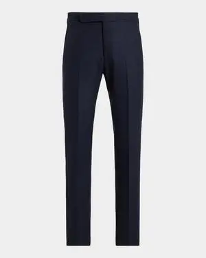 RALPH LAUREN Apos;s Gregory Flannel Trousers - Navy