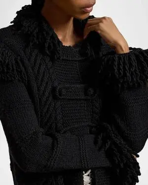 Ralph Lauren Cable-knit Wool Cardigan