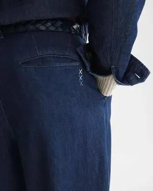 Scotch & Soda Apos;s Pleated Wide-leg Jeans - Washed Ind