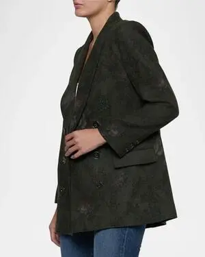 L & APOS;AGENCE Jayda Relaxed Double-breasted Blazer