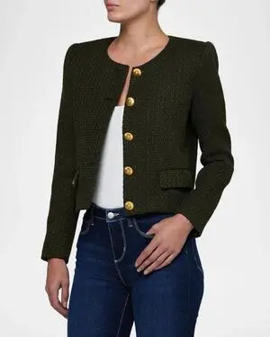 L & APOS;AGENCE Zell Collarless Jacket