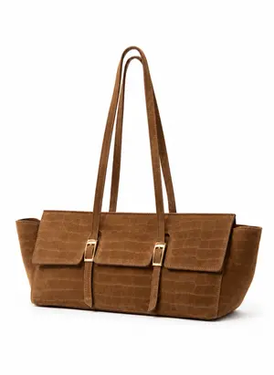 ELLEME Le Bateau Large Croco Suede