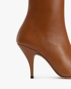 JUDE Theresa Ankle Boot Grained Leather - Tan