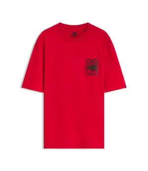 Hugo X Rb Cotton T-shirt With Bull Motif - Light Pink