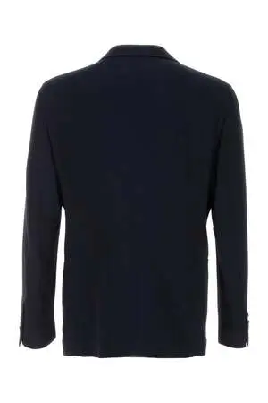 GIORGIO ARMANI Navy Jersey Blazer
