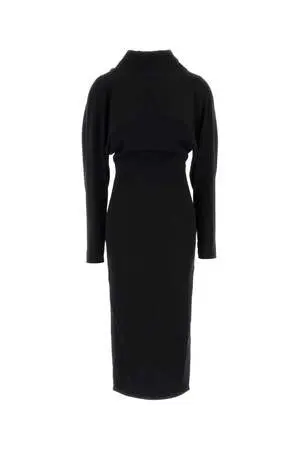 Giorgio Armani Stretch Crepe Dress - Black