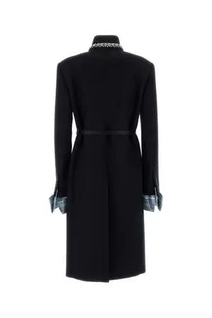 Prada Midnight Wool Coat