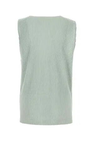 Issey Miyake Mint Polyester Tank Top