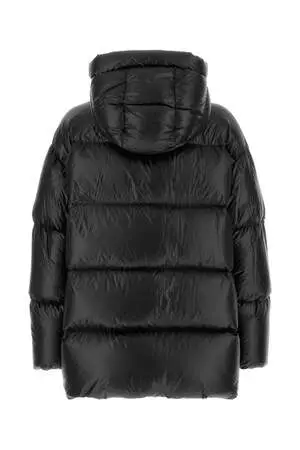 JIL SANDER Nylon Down Jacket - Black